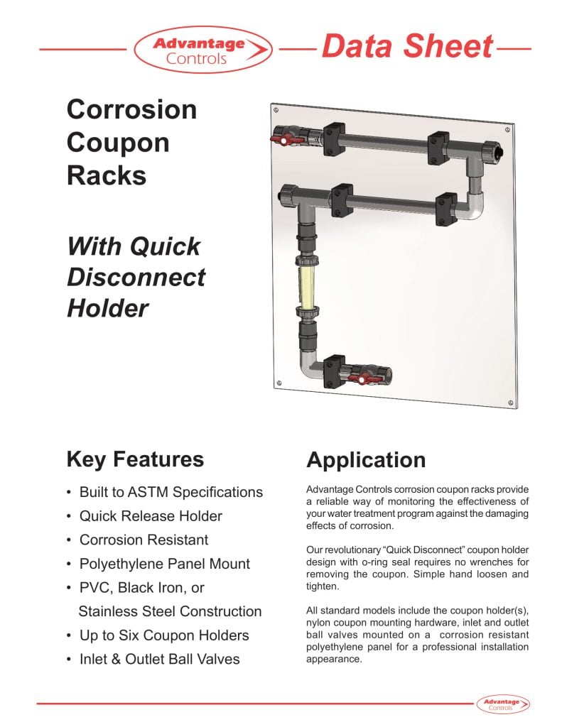 Corrosion Coupon Rack For Cooling Towers | Chardon